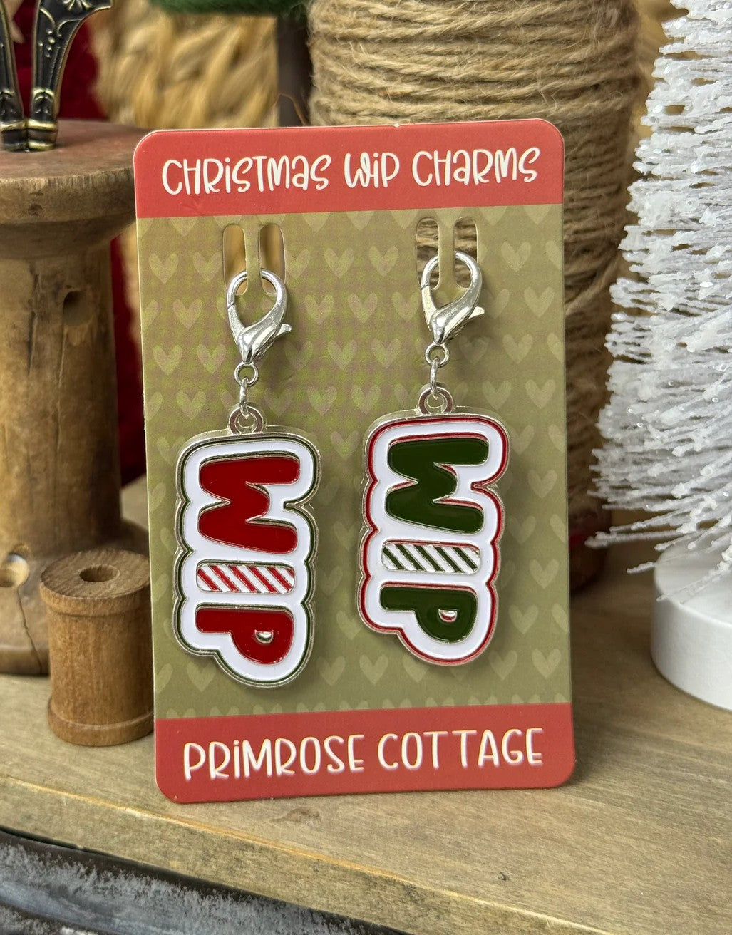 Christmas WIP Charms by Primrose Cottage – Stitchwork Design Co
