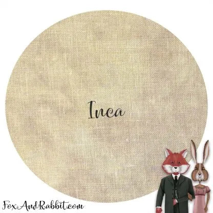 40 Count Linen - Stitcher's Quarter - "Inca" by Fox & Rabbit ...