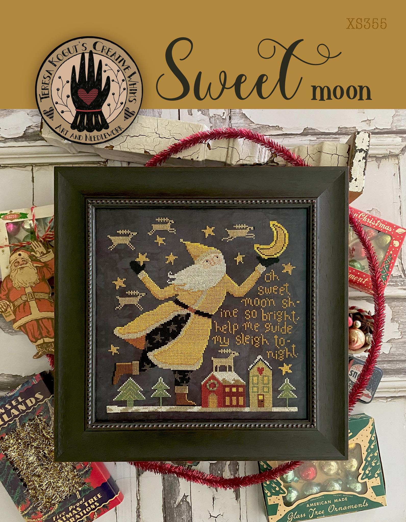 Sweet Moon by Teresa Kogut – Stitchwork Design Co