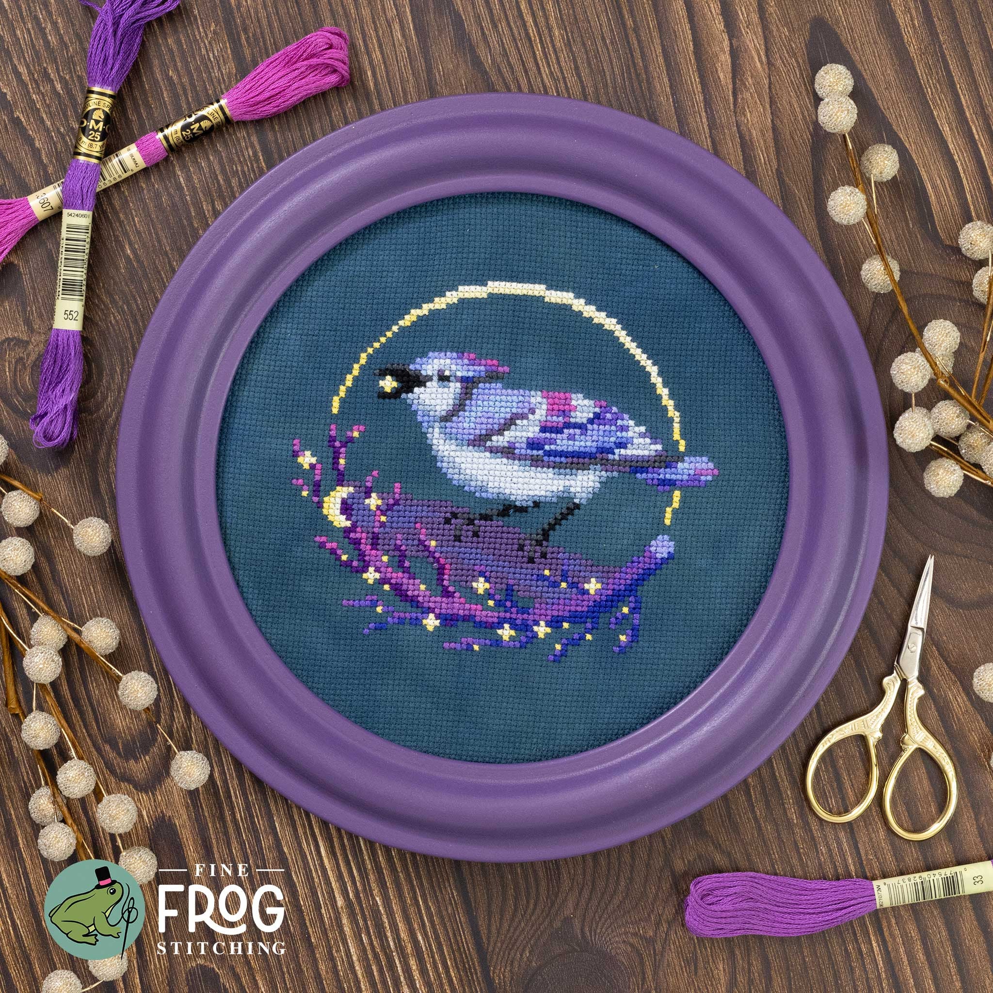 Bluejay Star-Picker by Fine Frog Stitching – Stitchwork Design Co